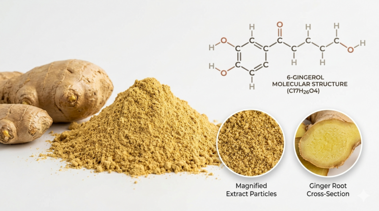 Ginger Extract Bulk | 5% & 10% Gingerols | ISO-Certified Supplie